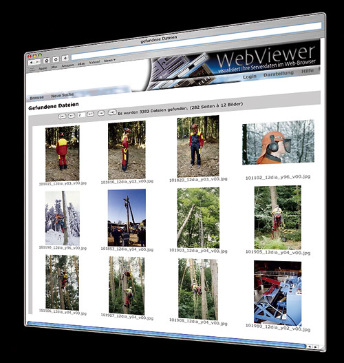 WebViewer - visualisiert Ihre Daten im Web-Browser
